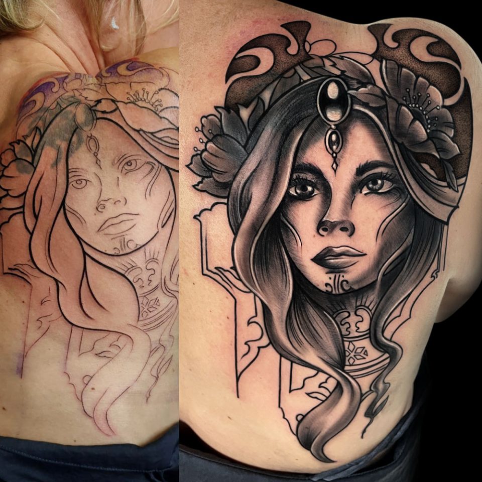 Le tatouage cover - Recouvrement - Partiel - Complet - Tattoo cover