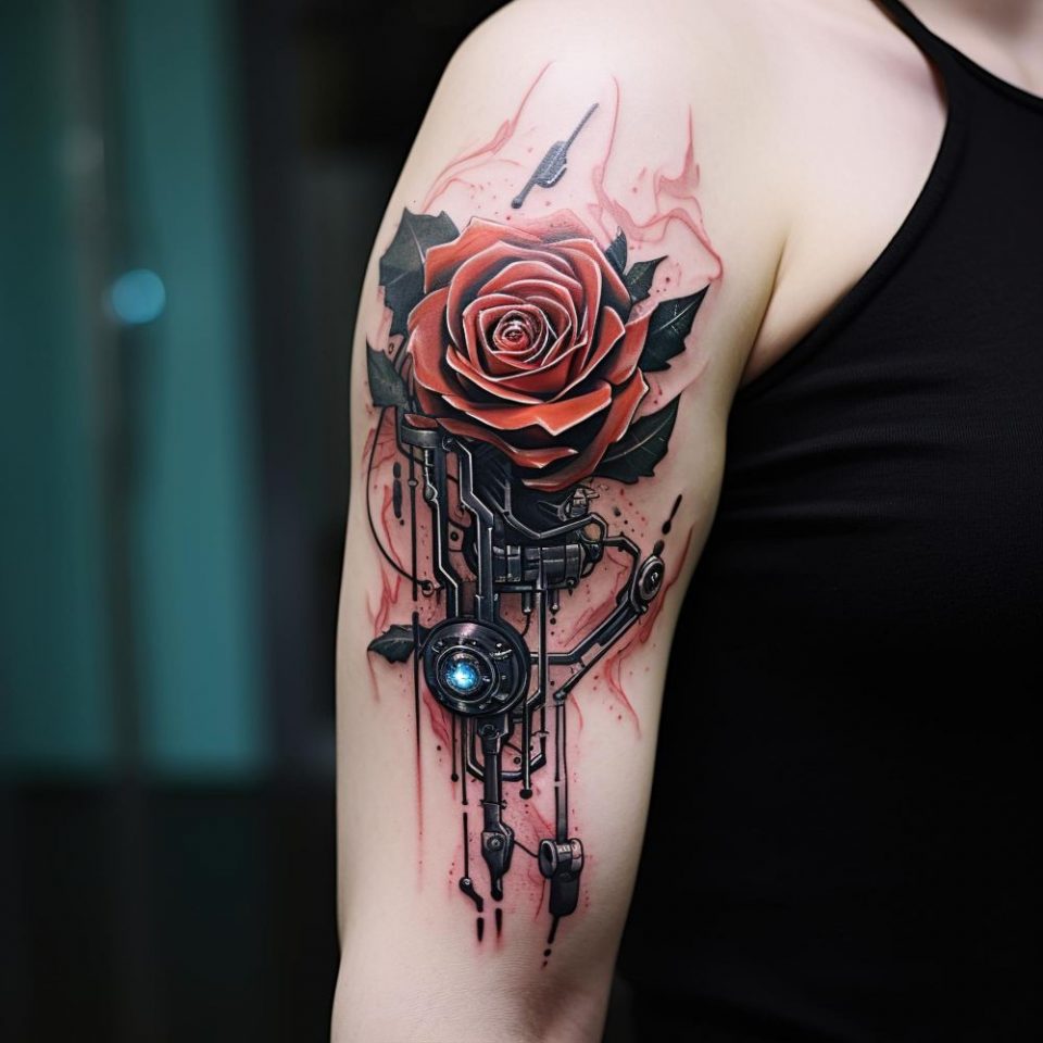 Tatouage Rose - Significations des couleurs - Symbolise l’amour