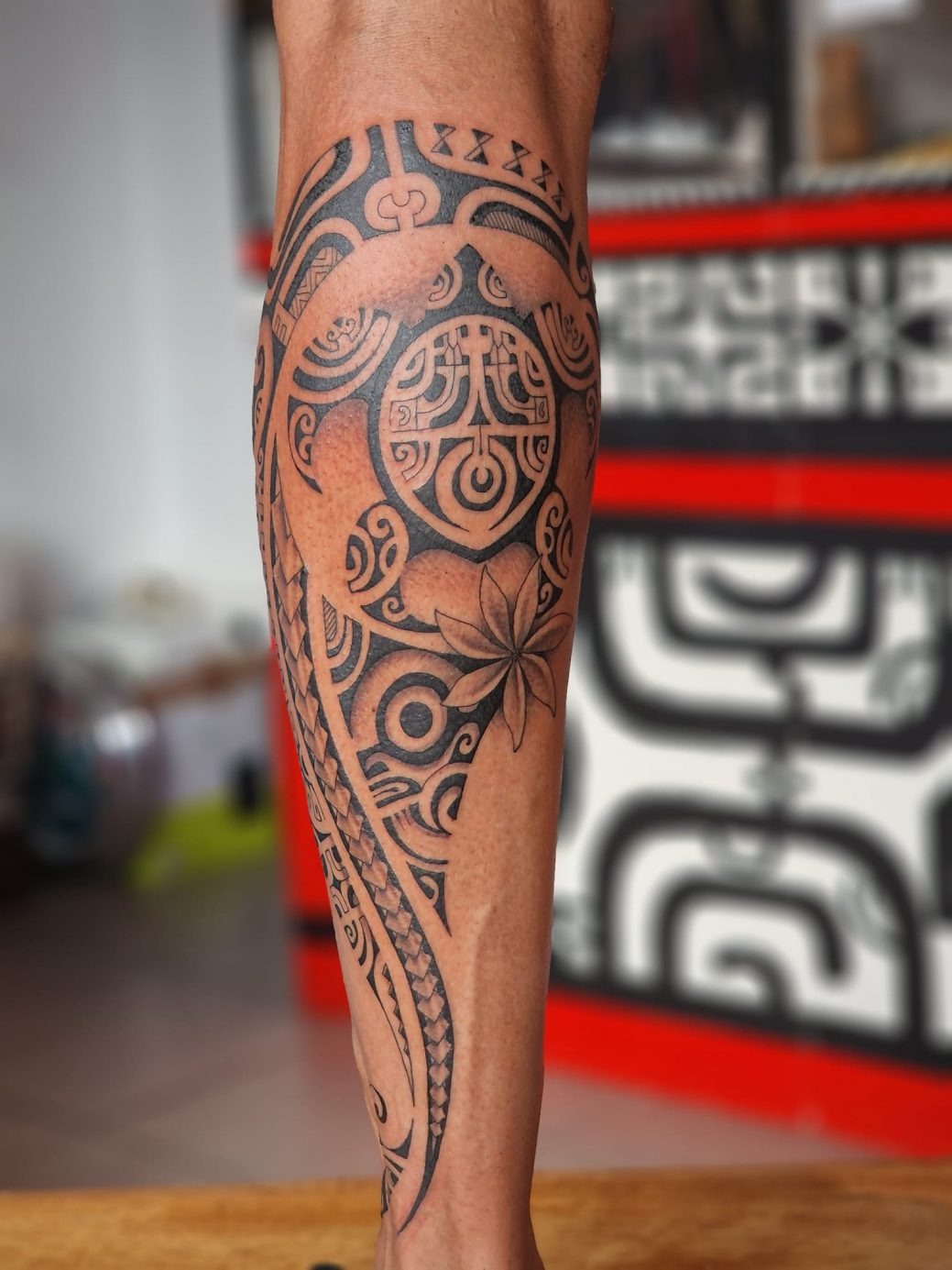 Tatouage Polynesien Mollet Signification