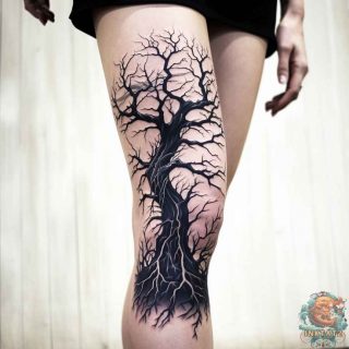 Tatouage arbre de vie - 70 idées originales et leur signification 2026