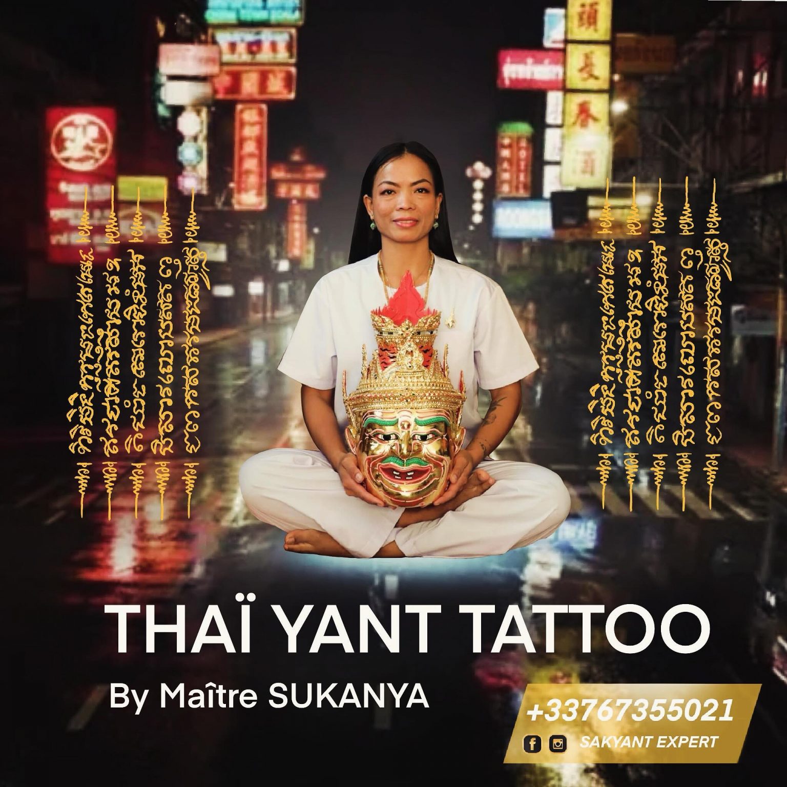 Tatouages Sak Yant - Asie du Sud-Est - Tattoo - Ajarn - Maitre